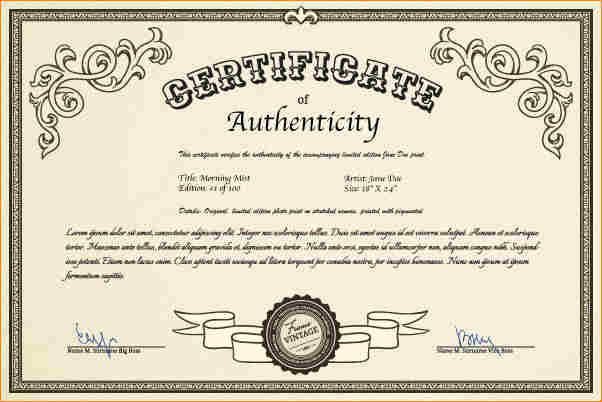Kentchurch Butlers: Initials and Certificate – Kentchurch Butlers